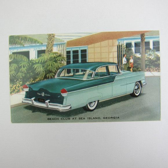Other | Packard Clipper Automobile Postcard Beach Club Sea Island ...